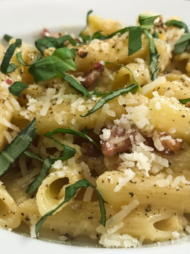 Easy Penne Alla Carbonara - Comfortable Food
