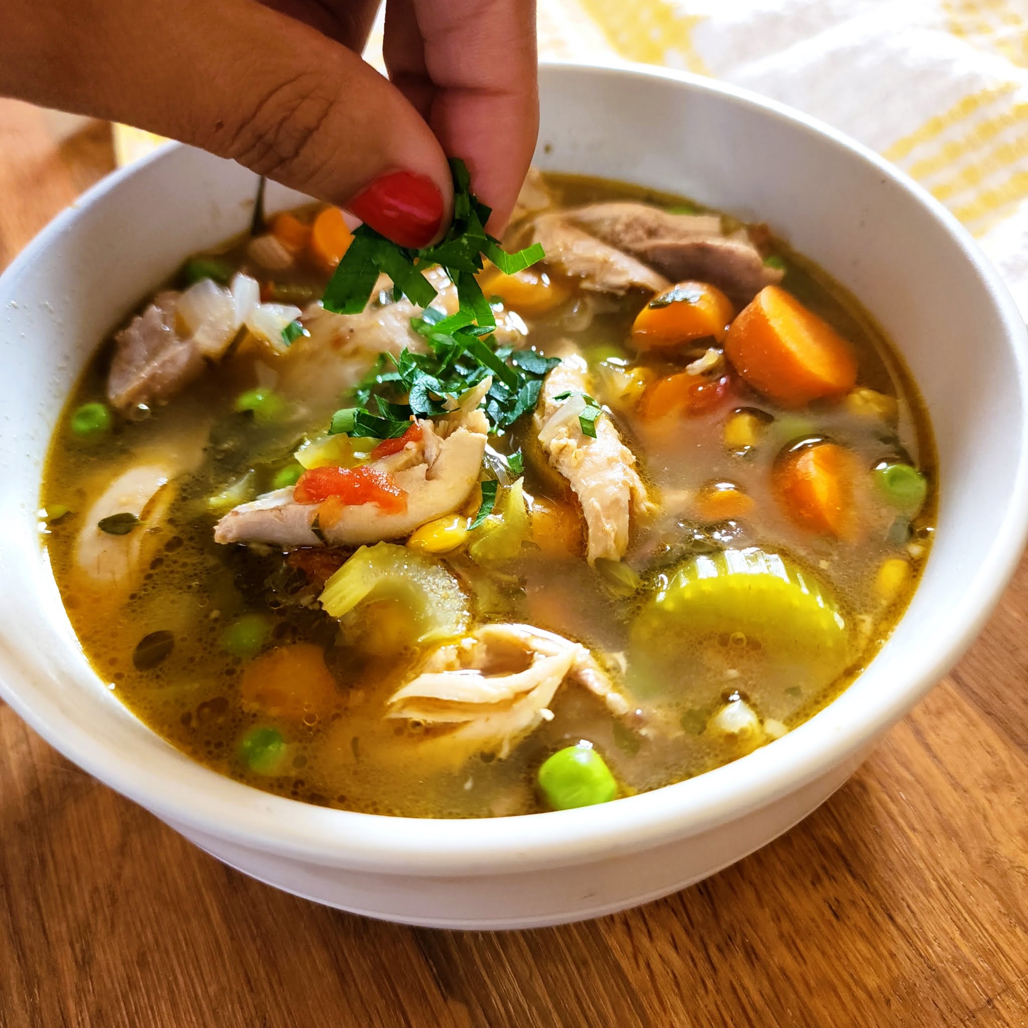 Chicken Vegetable Soup (Easy and Healthy) - Comfortable Food