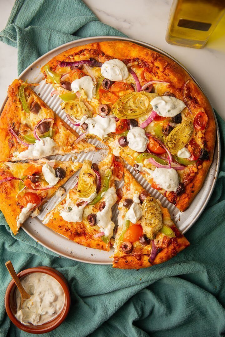 Best Ever Greek Pizza Recipe - Comfortable Food