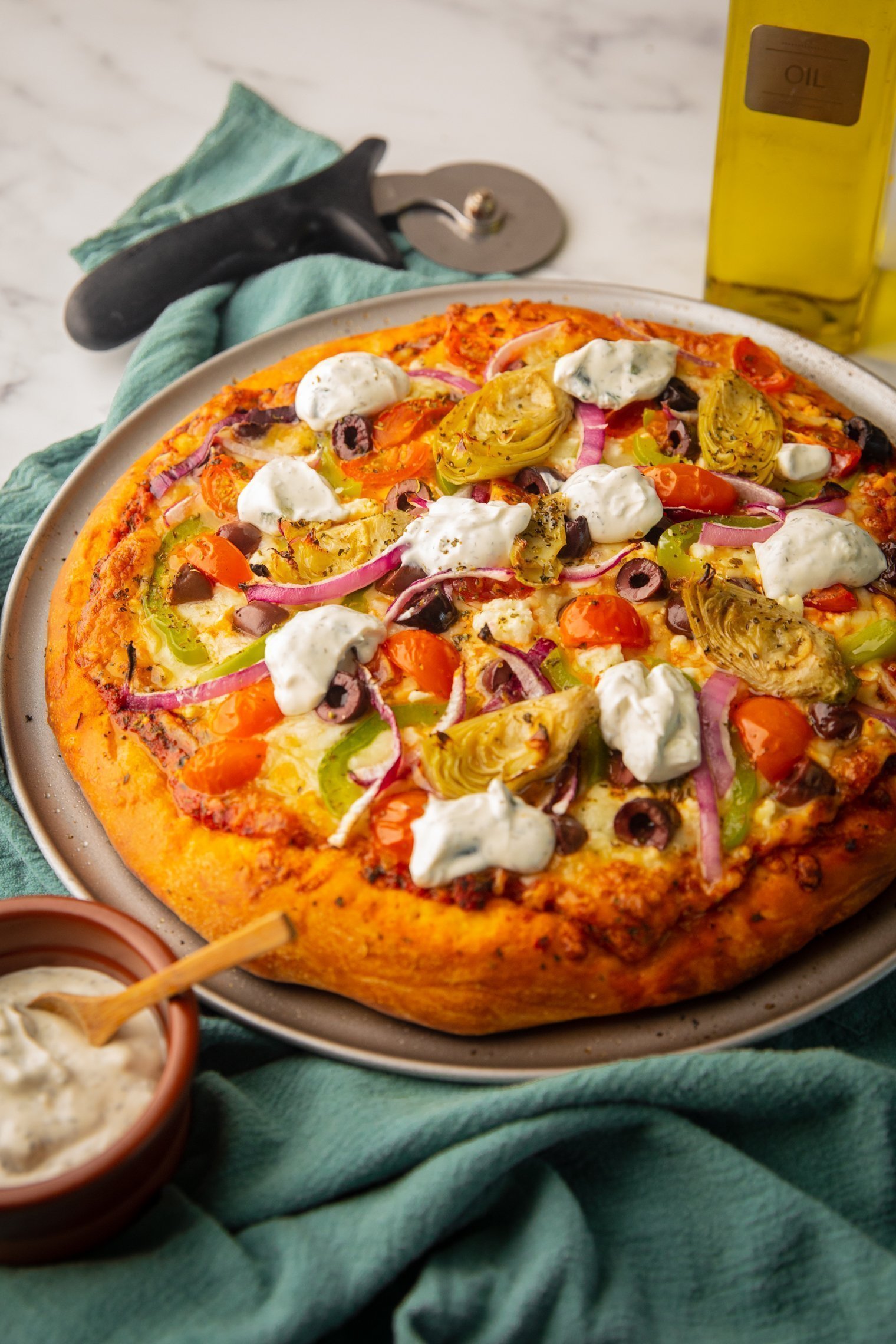 Best Ever Greek Pizza Recipe - Comfortable Food