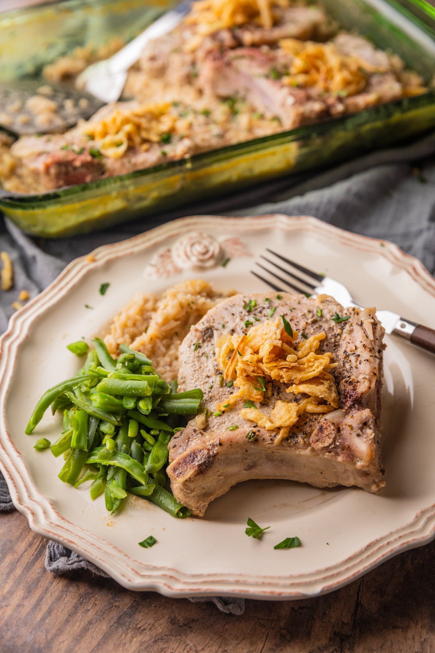 Baked Pork Chops and Rice (Country-Style!) - Comfortable Food